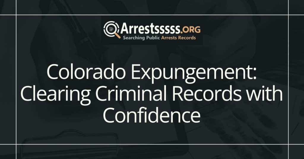 Confident Colorado Expungement
